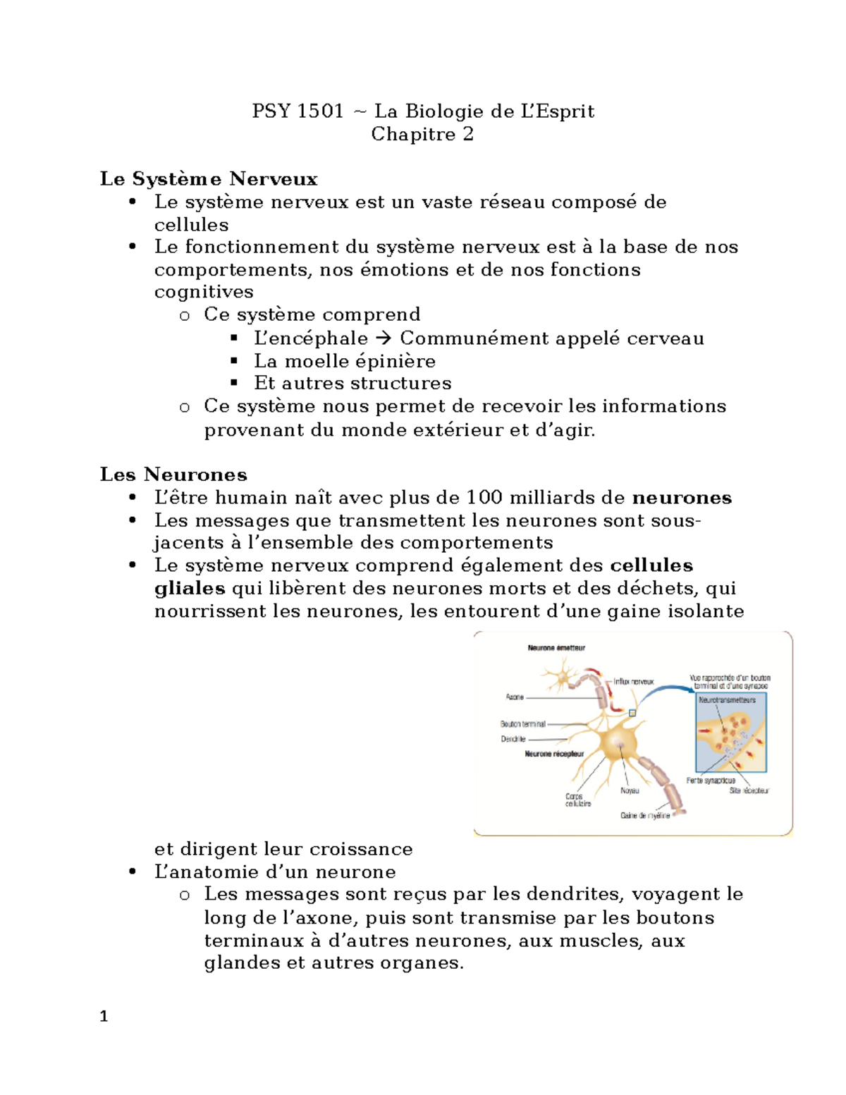 Chapitre 2 - Prof: Christophe Fortin Winter 2019 - PSY 1501 ~ La ...
