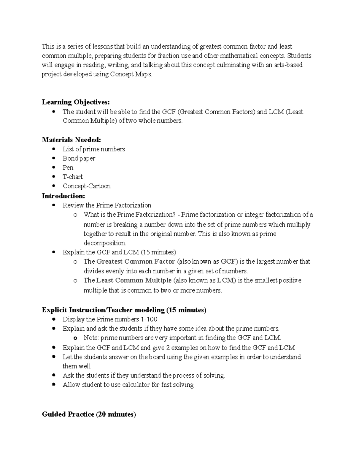 My lesson plan - Copy - This is a series of lessons that build an ...