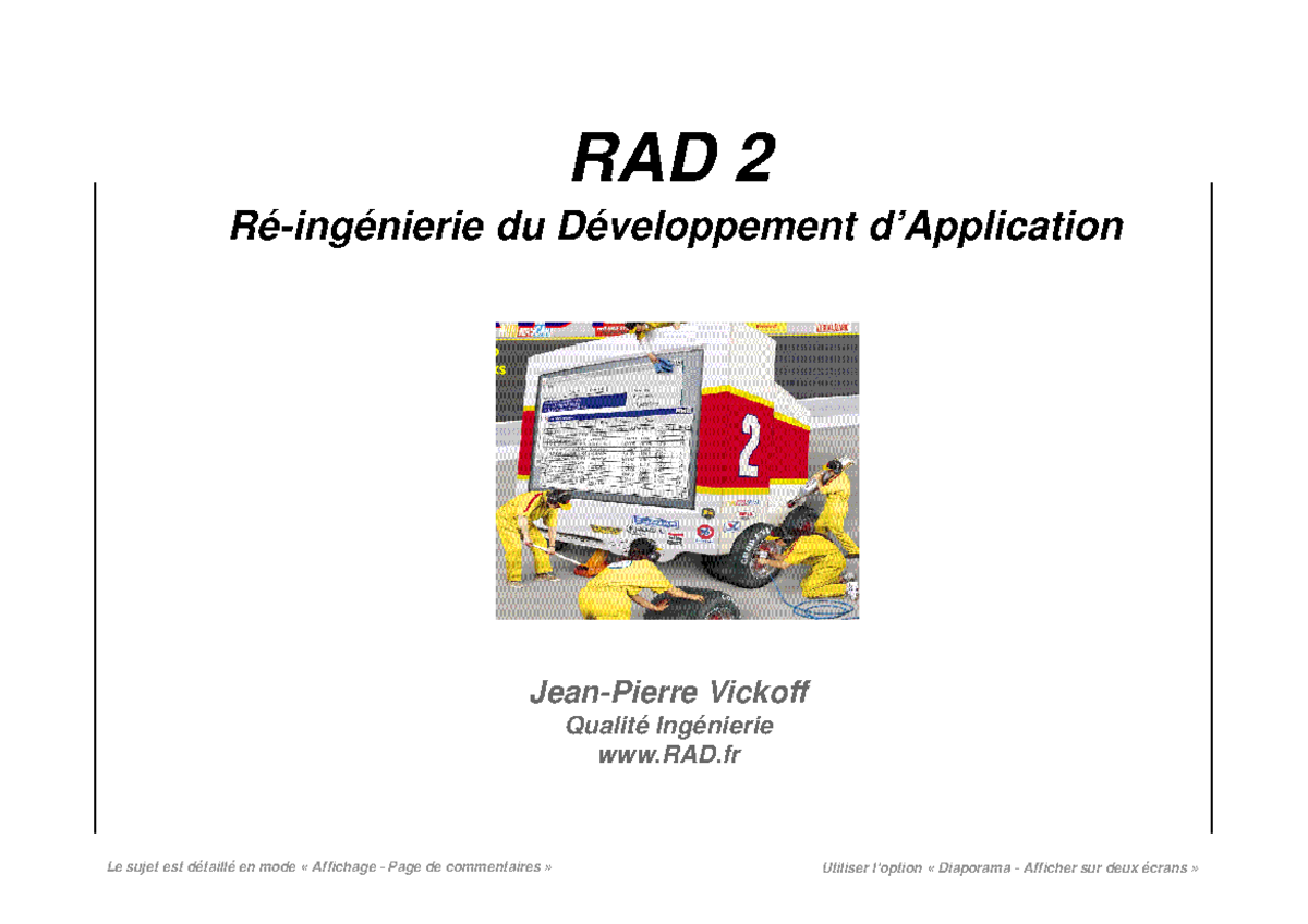 ORAD Leçon 5 Orad2 - RAD ® texte, image, graphique © Jean-Pierre ...