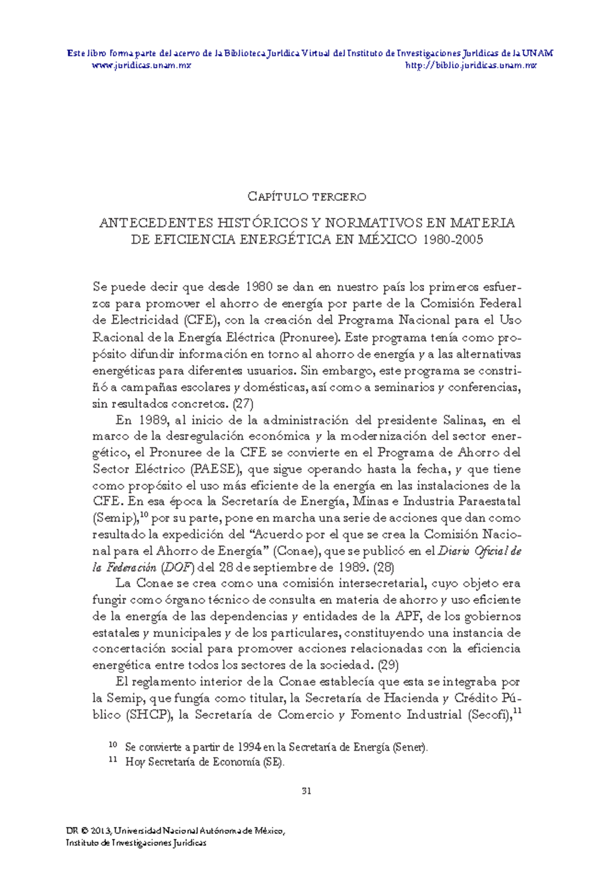 6 - Contexto energético - 31 C apítulo terCero Antecedentes Históricos ...