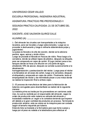 Examen PLC IV Nivel (Salida) 202201 - PRUEBA DE NIVEL DE LOGRO DE COMPETENCIAS DE FIN DE CARRERA ...