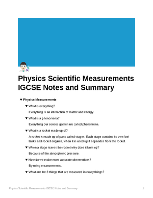 Znotes - physics (New) - iushgdfsfahjk - ZNOTES SUMMARIZED NOTES ON THE ...
