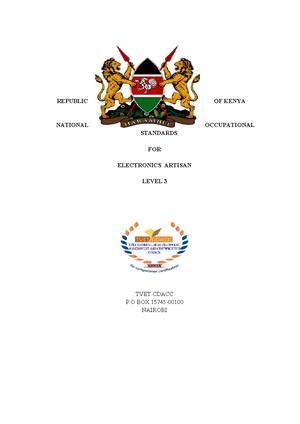 Electrical Installation Curriculum level 5 - TVET CURRICULUM ...