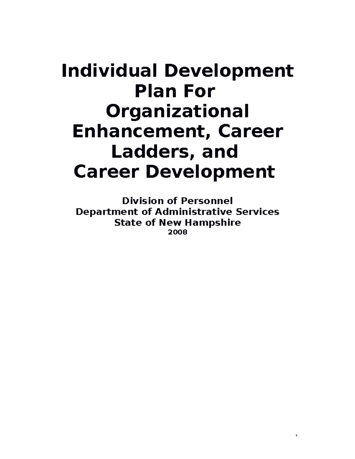 Idp individual development plan model - Individual Development Plan For ...