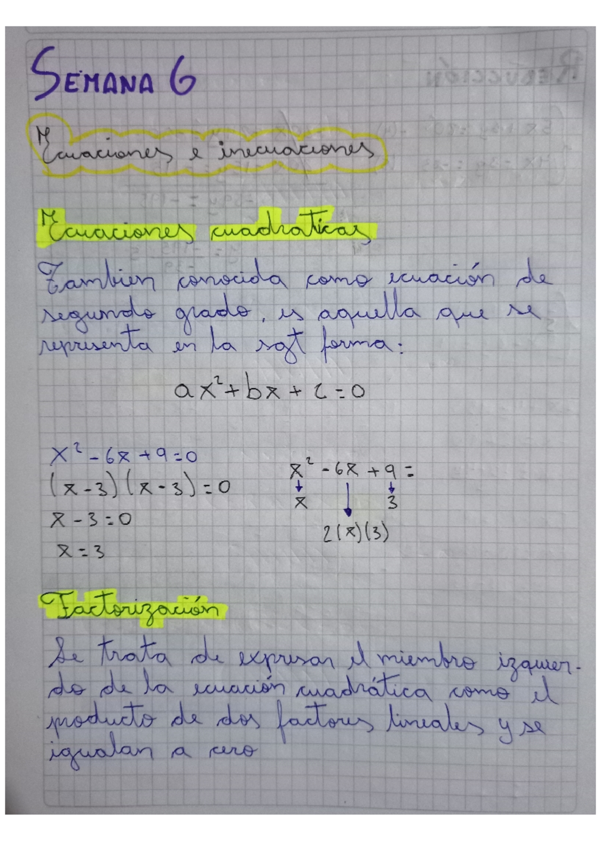 Retro Mate S6 - Ecuaciones e inecuaciones - Matemáticas - Studocu
