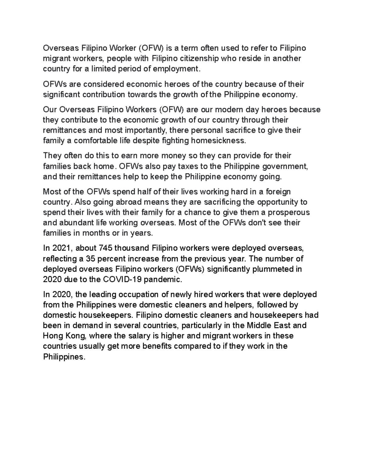 Overseas-Filipino-Worker - Overseas Filipino Worker (OFW) is a term ...