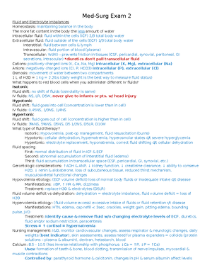 Pharm Study Guide - Exam 2 - Pharmacology Exam 2 Study Guide ...