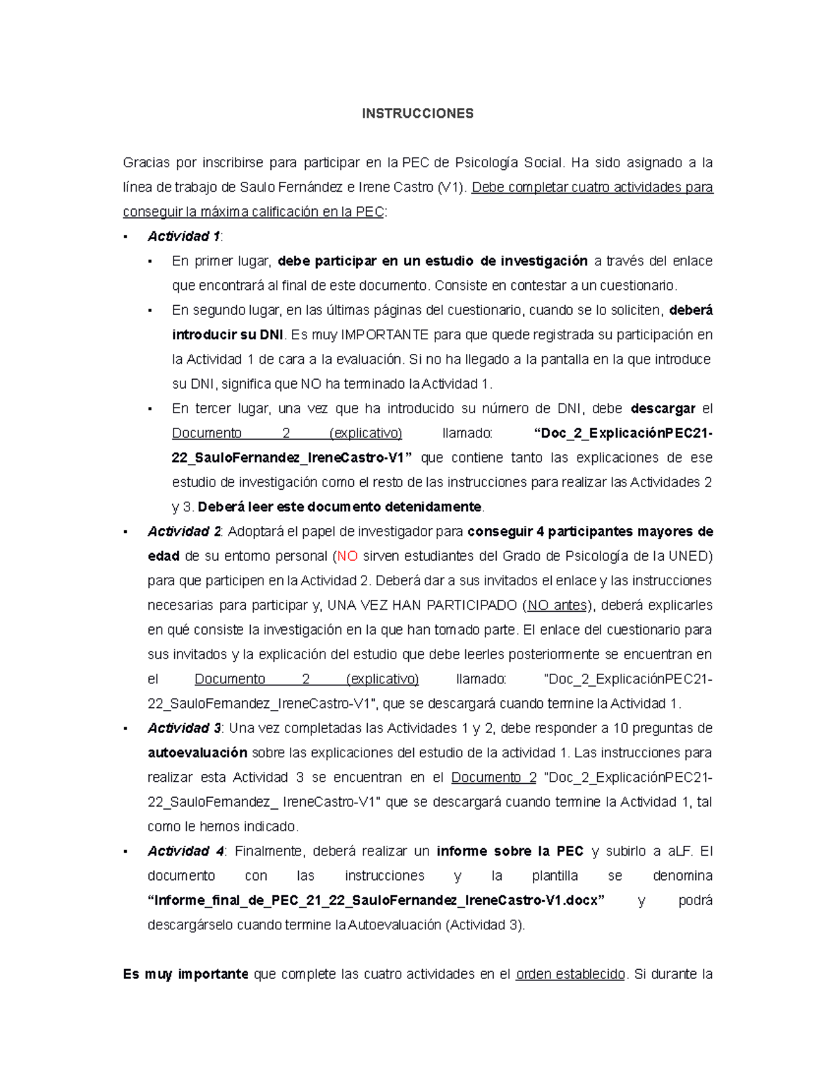Doc 1 Instrucciones V1 PEC21 22 Saulo Ferna ndez Irene Castro ...