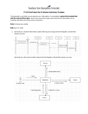 IT 315 Module One Activity Guidelines and Rubric - A use – case is how ...