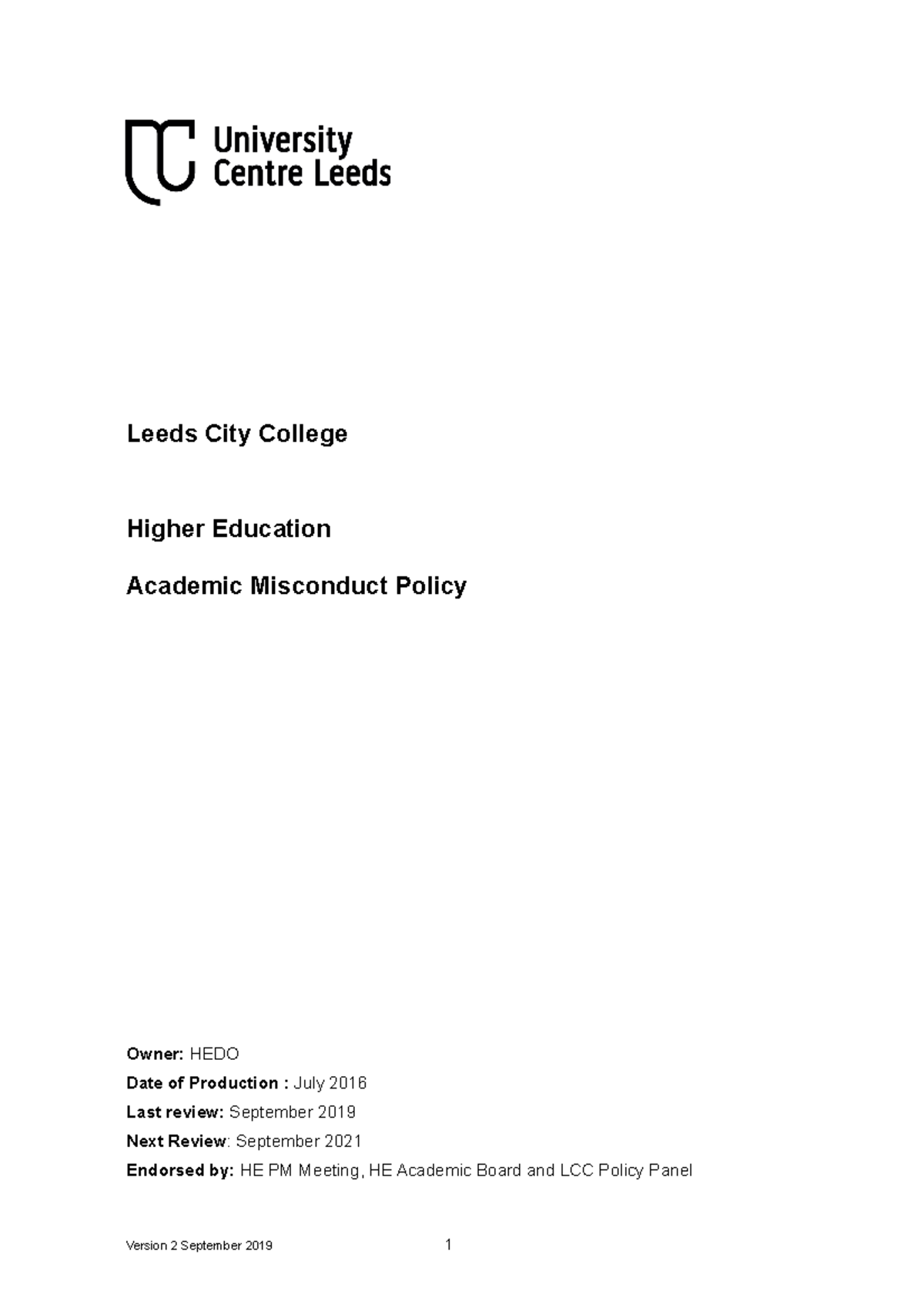 Academic-Misconduct-Policy - Leeds City College Higher Education ...