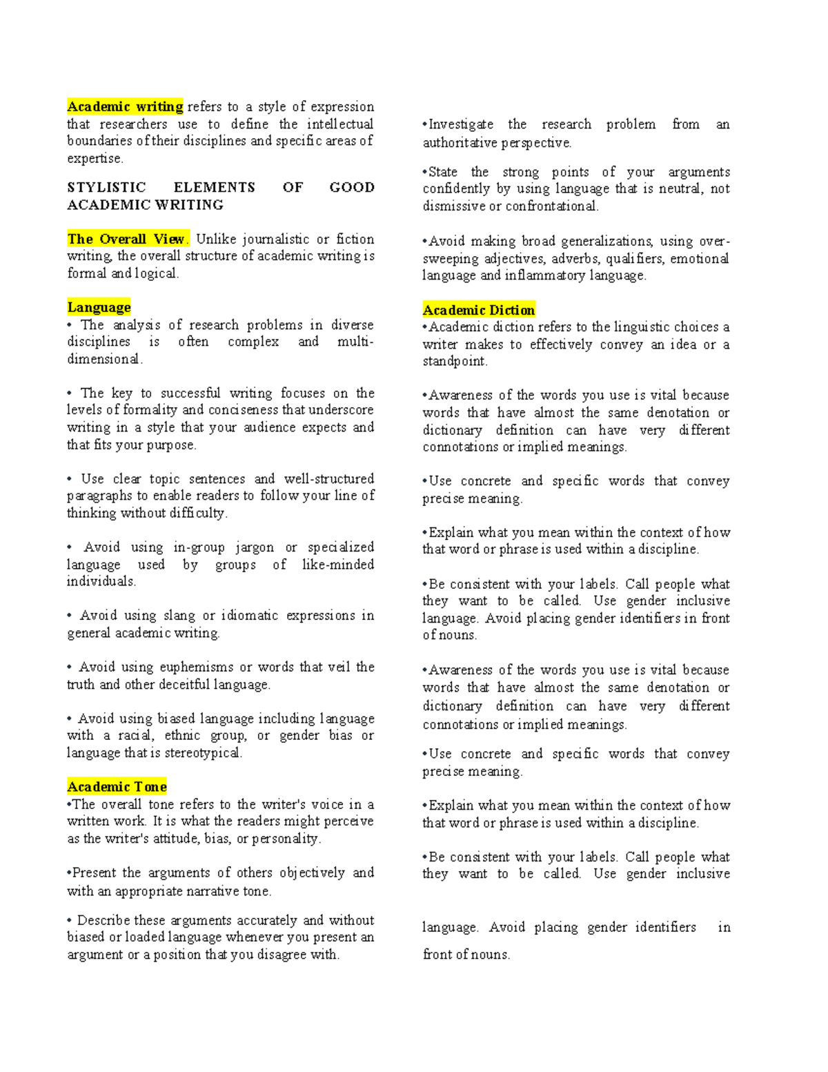 Reviewer in purposive - Academic writing refers to a style of ...