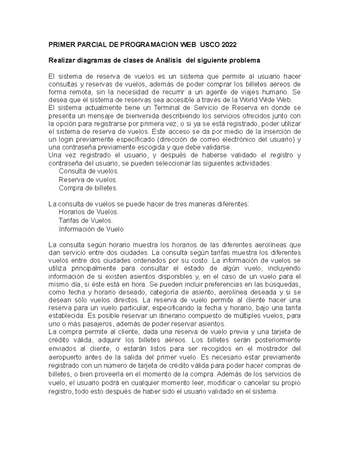 Parcial- Clases- Analisis - PRIMER PARCIAL DE PROGRAMACION WEB USCO ...