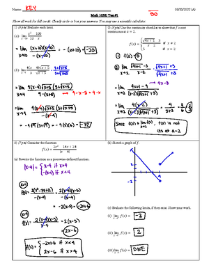 Math 103E Calculus Notes - Math 103 - Studocu