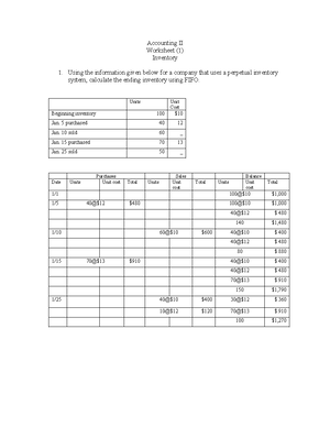 Accounting principles ch06 solution manual (IFRS) - CHAPTER 6 Inventories ASSIGNMENT ...