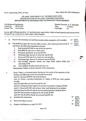 Solution William Stalling - SOLUTIONS MANUAL COMPUTER ORGANIZATION AND ARCHITECTURE DESIGNING ...