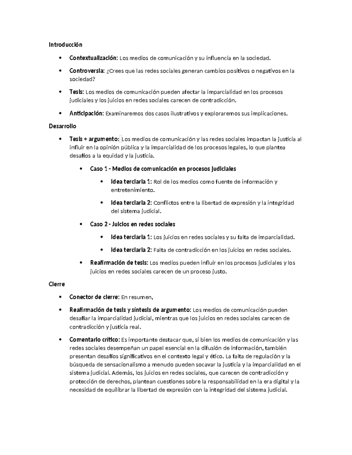 Generalización - dededed - Introducción Contextualización: Los medios ...