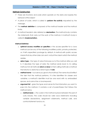 Lesson 5 - LESSON 3 : DECLARING OBJECTS AND USING THEIR METHODS Java Application Class A class ...