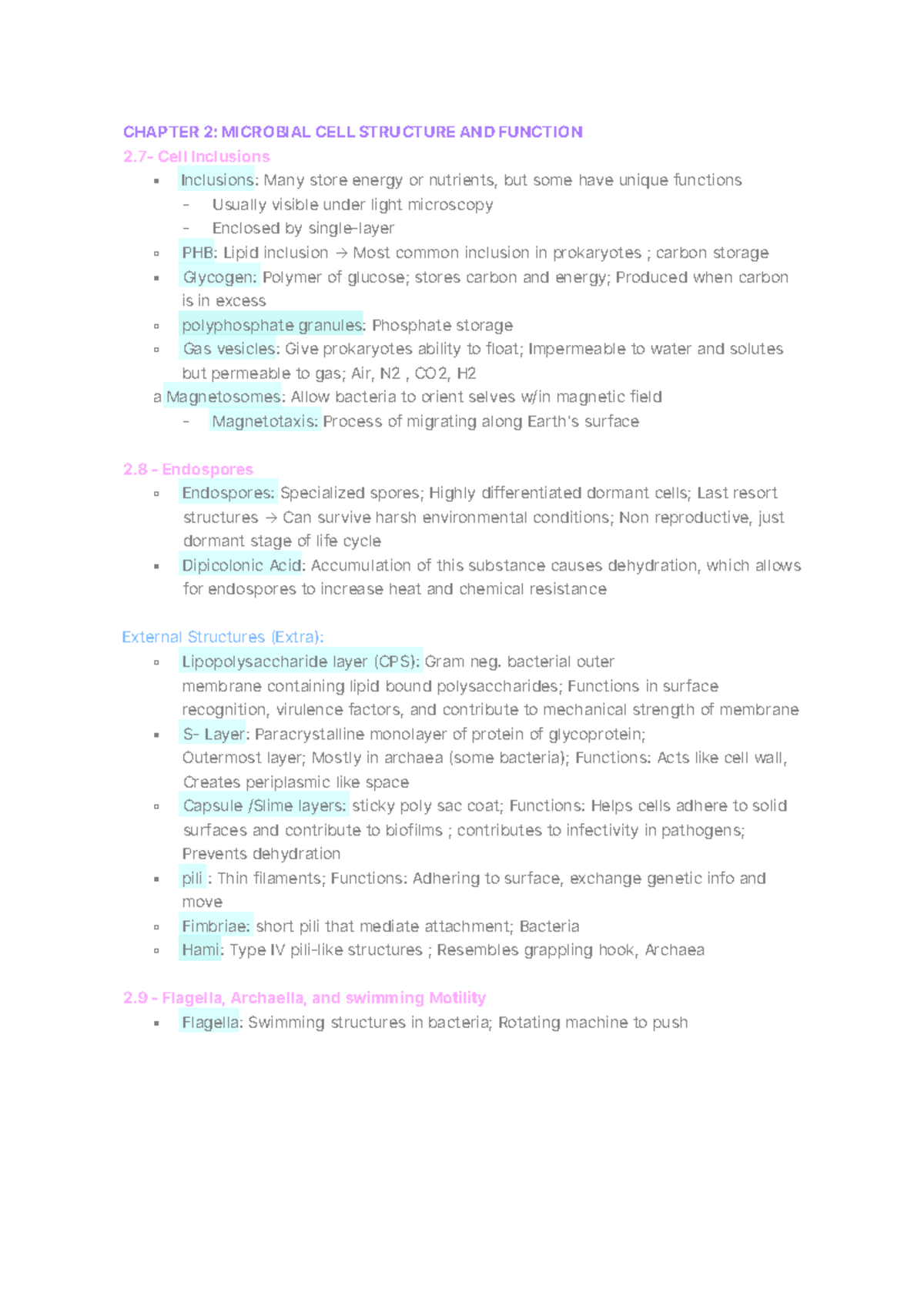 Vocabulary- Exam 2 Chapter 2 - CHAPTER 2: MICROBIAL CELL STRUCTURE AND FUNCTION 2- Cell ...