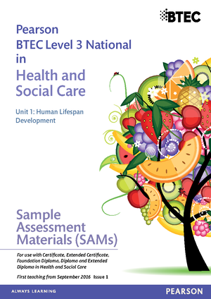 Meeting Individual Care and Support Needs - Unit 5 - Studocu