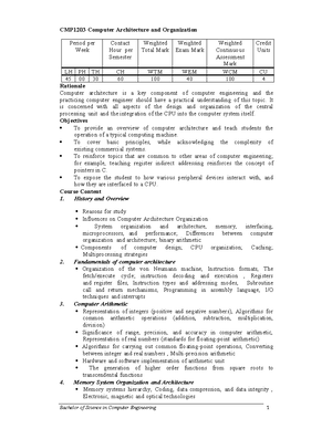 BIT 1101 Computer Architecture complete lecture notes for first years ...