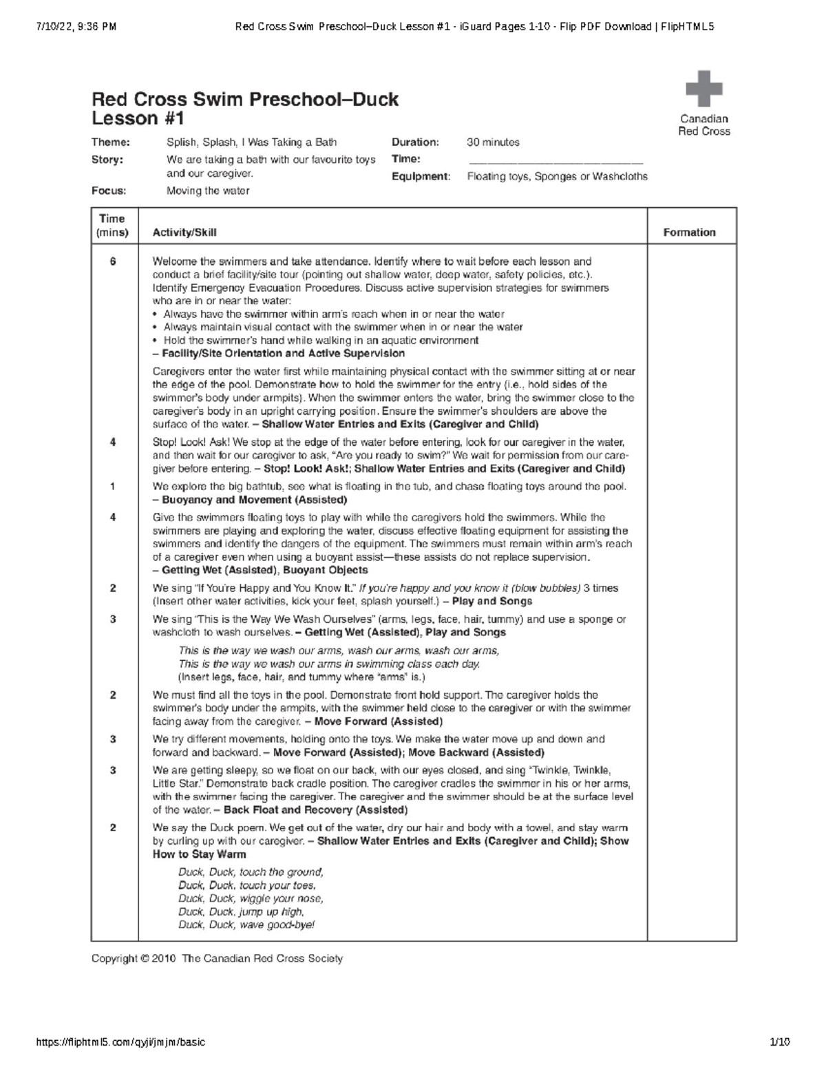 Duck - Plan - Studocu