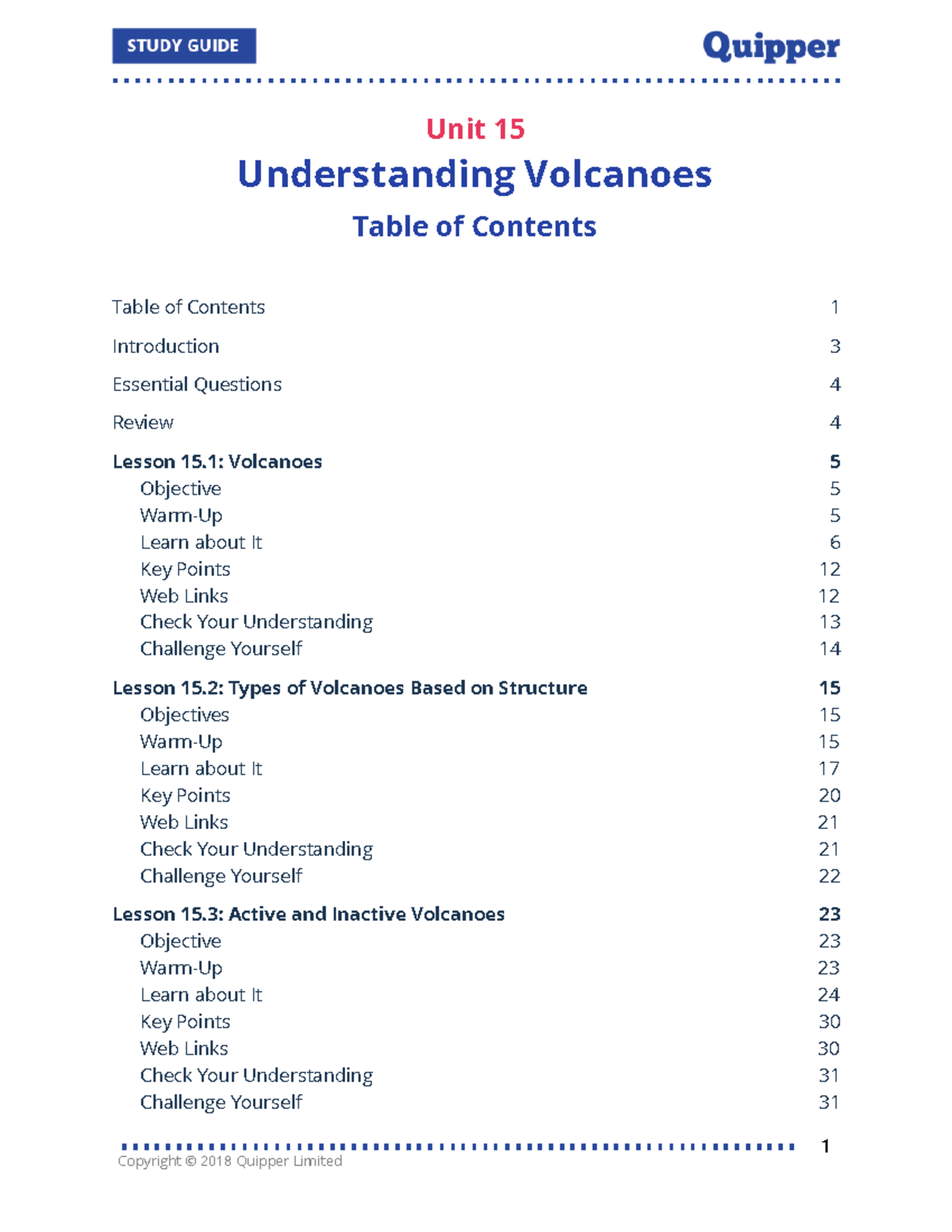 kjhkjghgjhbjhbjhbkihb - Unit 15 Understanding Volcanoes Table of ...