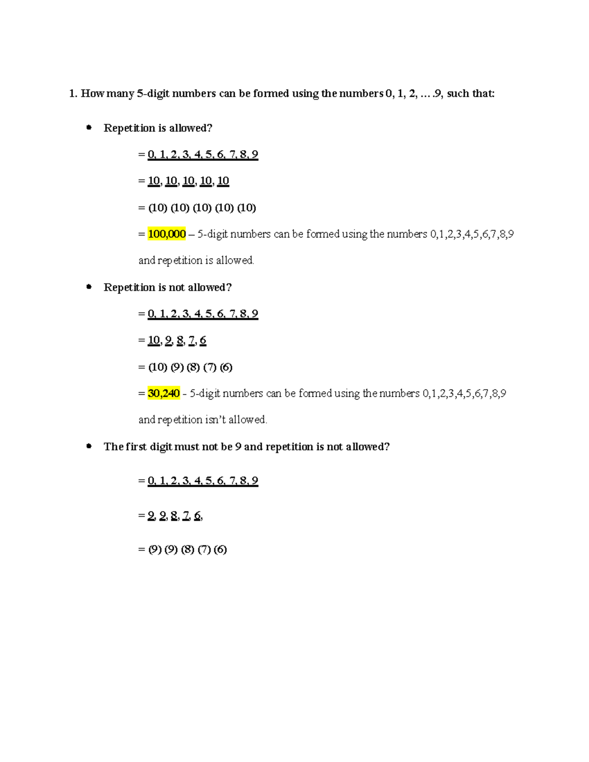 Mathematics - Repetitions - Mathematics for the Modern World - Studocu