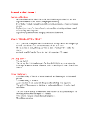 Research methods Week 3 - Explain the logic underlying null hypothesis ...