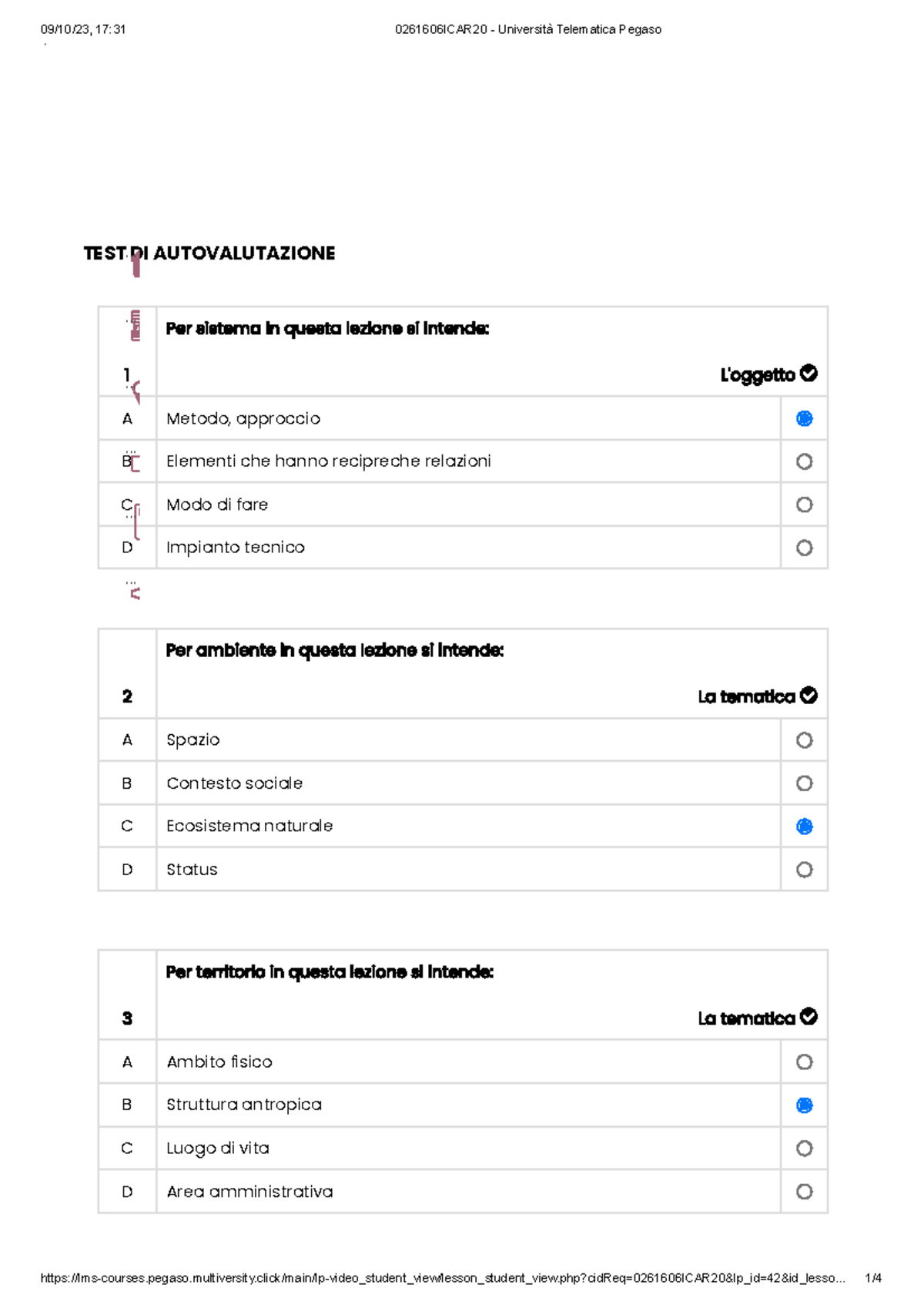 DOMANDE E RISPOSTE - - Studocu
