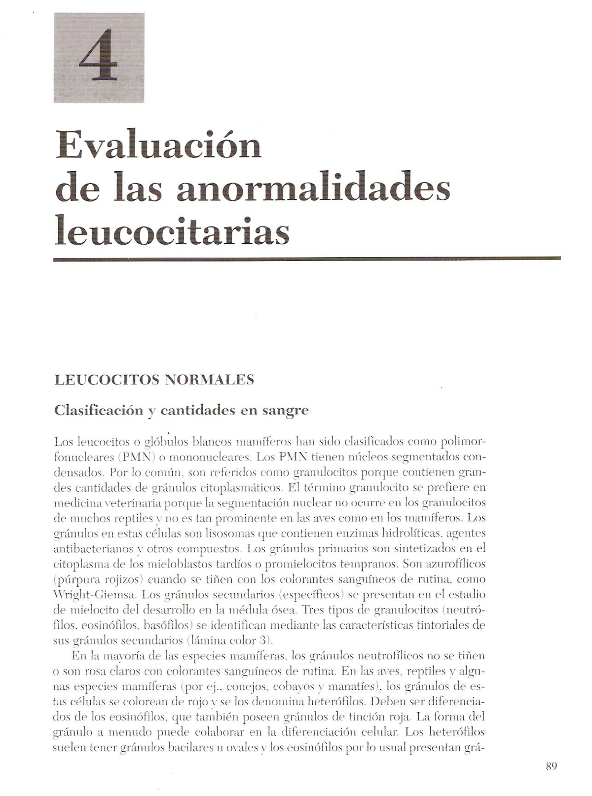 Anormalidades leucocitarias - Microbiología y Laboratorio Clínico - Studocu
