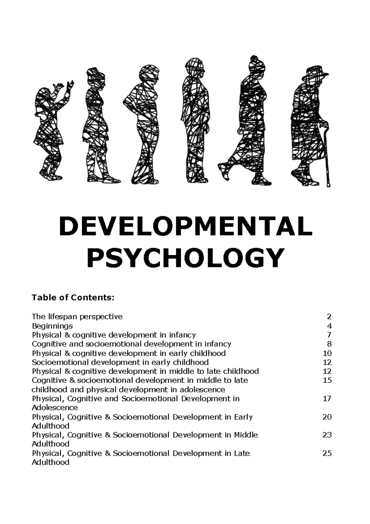 Developmental Psych Lecture Notes - DEVELOPMENTAL PSYCHOLOGY Table of ...