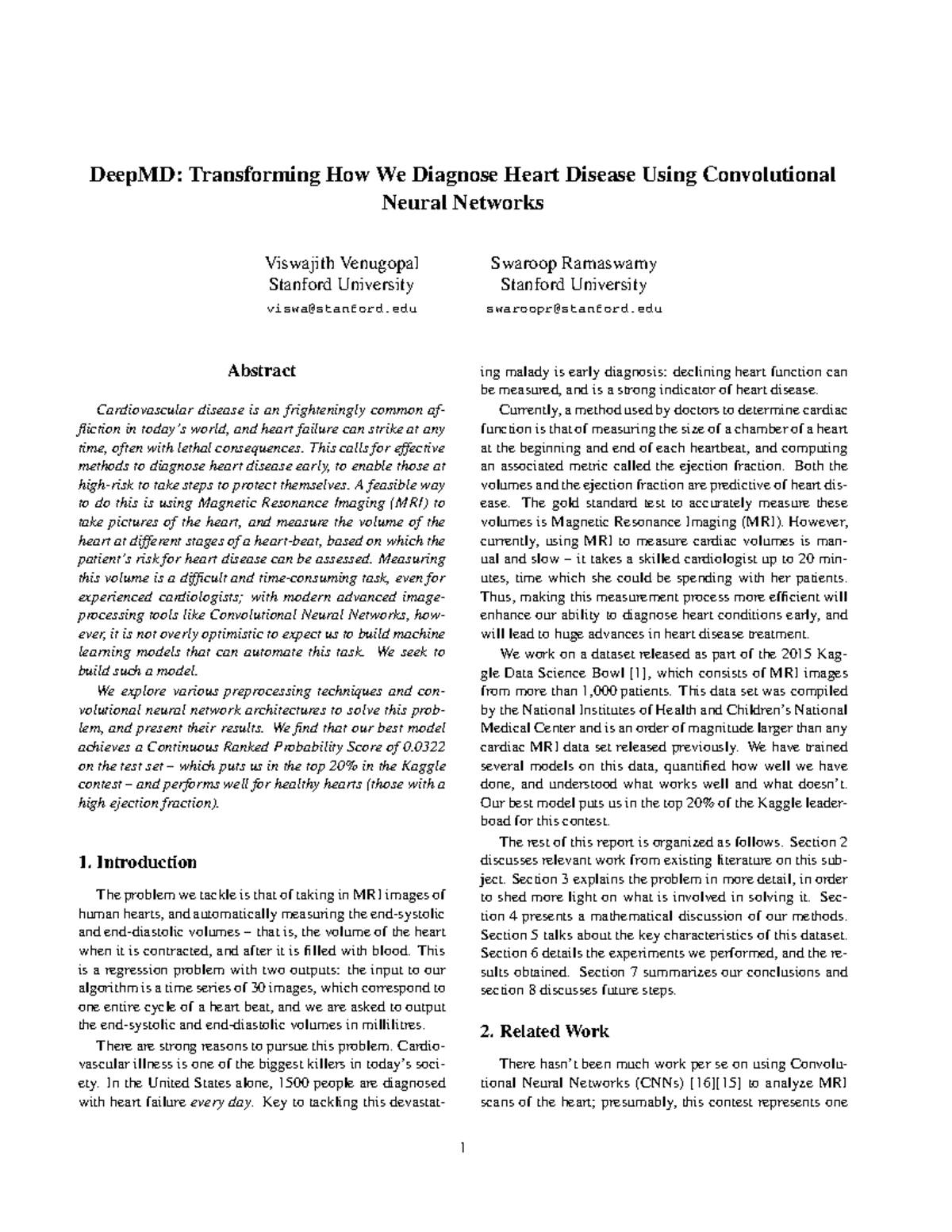 Deepmd transforming howwe diagnose heart disease using convolutional ...