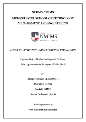 SPM Practical 1 1 - SVKM’s NMIMS University Mukesh Patel School of Technology Management & - Studocu