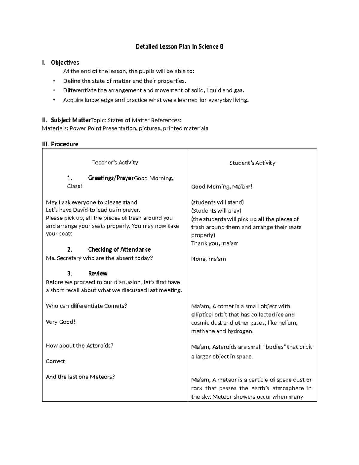 Detailed-lesson-plan-in-science-8-matter compress - Detailed Lesson Plan in Science 8 I ...