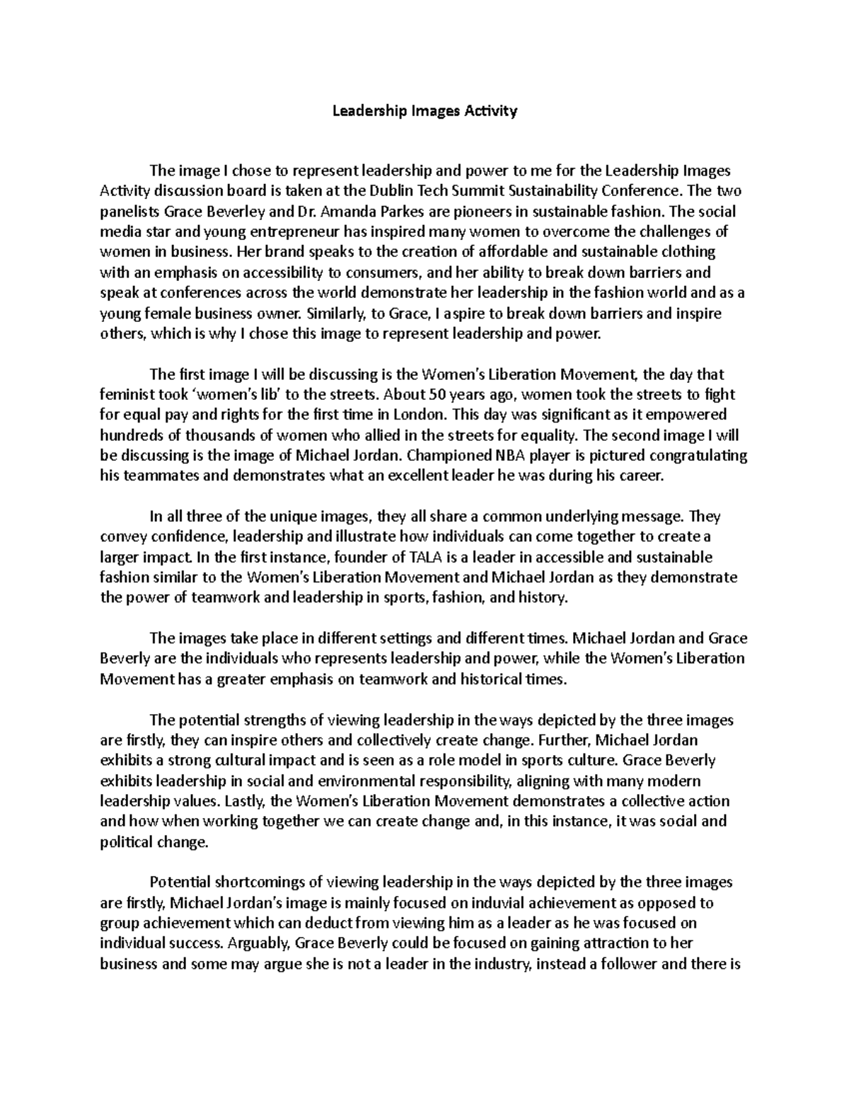 HROB 2010 Leadership Images - Leadership Images Activity The image I ...