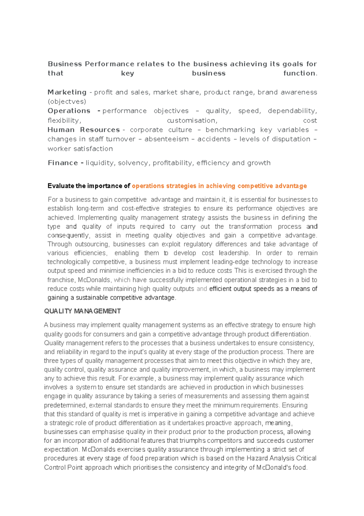 Business Studies Essay Writing - Studocu