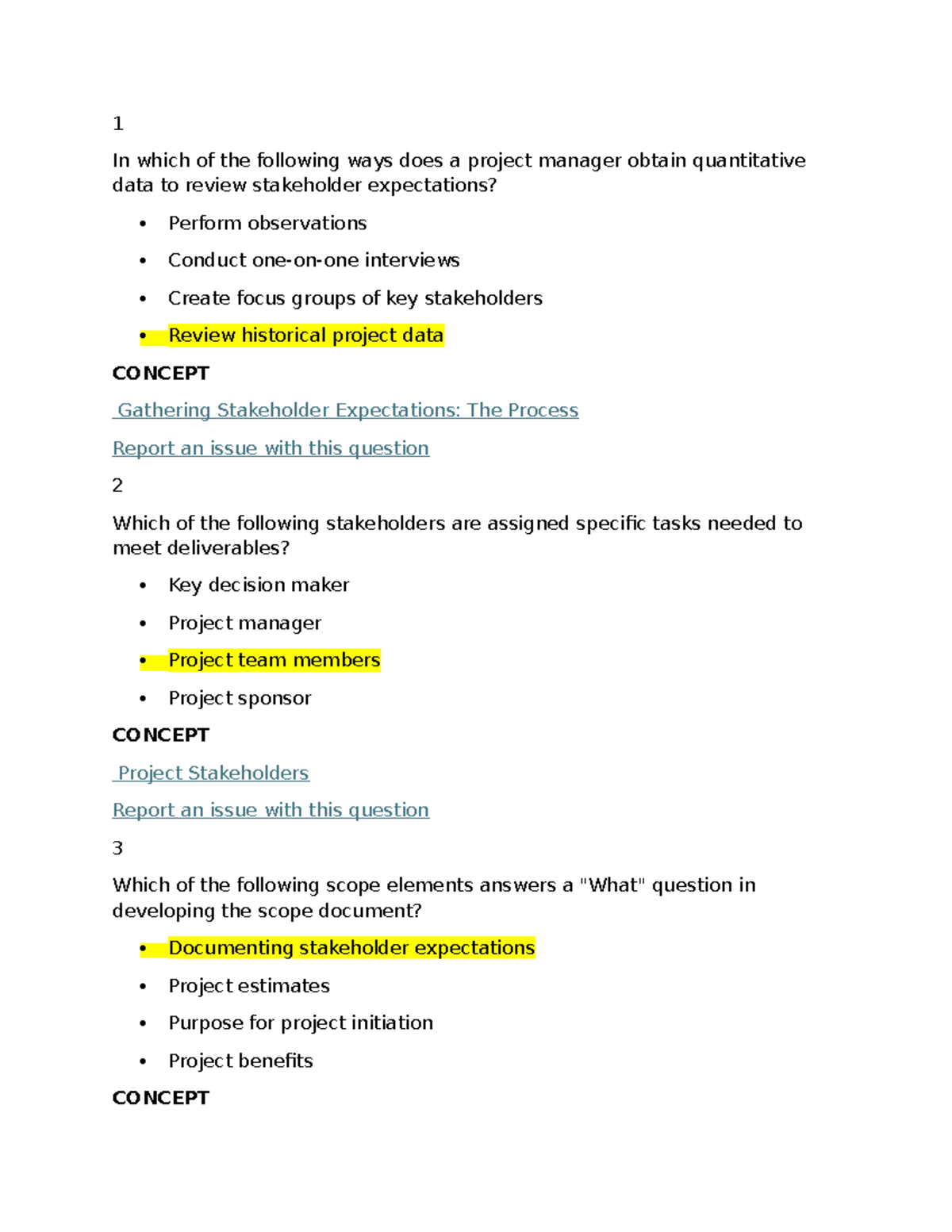 Proj management milestone 1 - 1 In which of the following ways does a ...