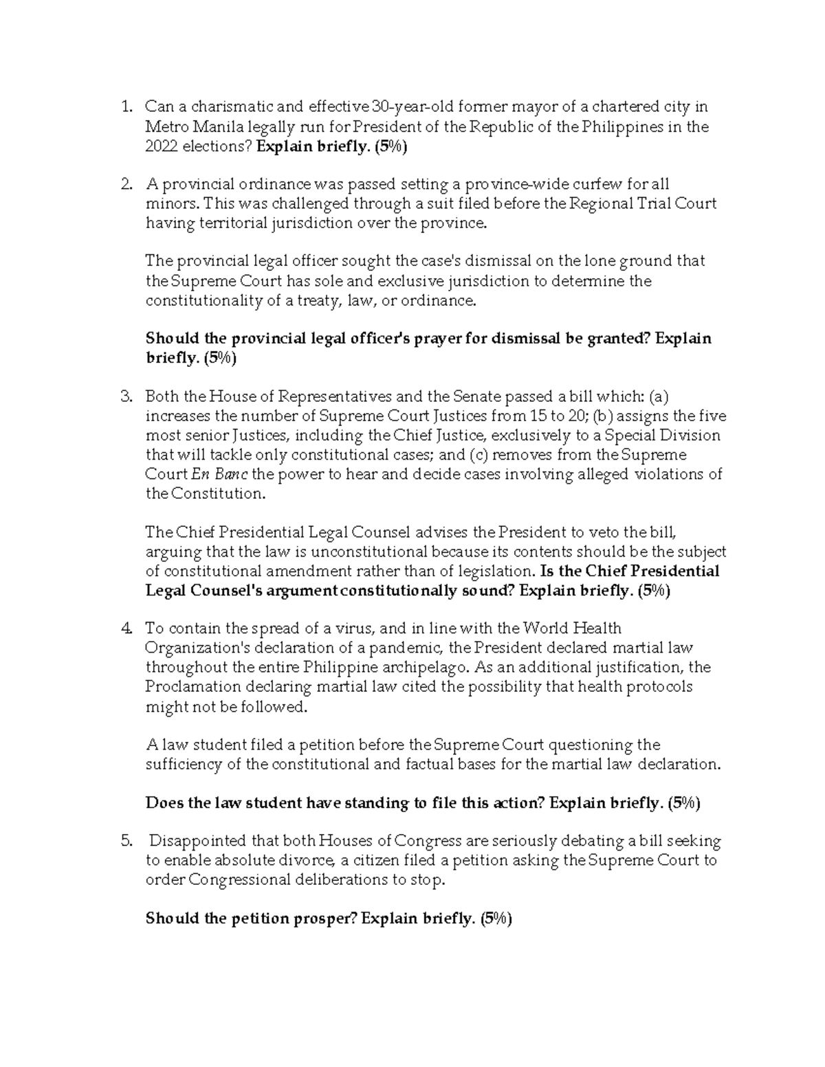 618827035 Mock Finals Consti 1 Danica - Can a charismatic and effective 30-year-old former mayor ...