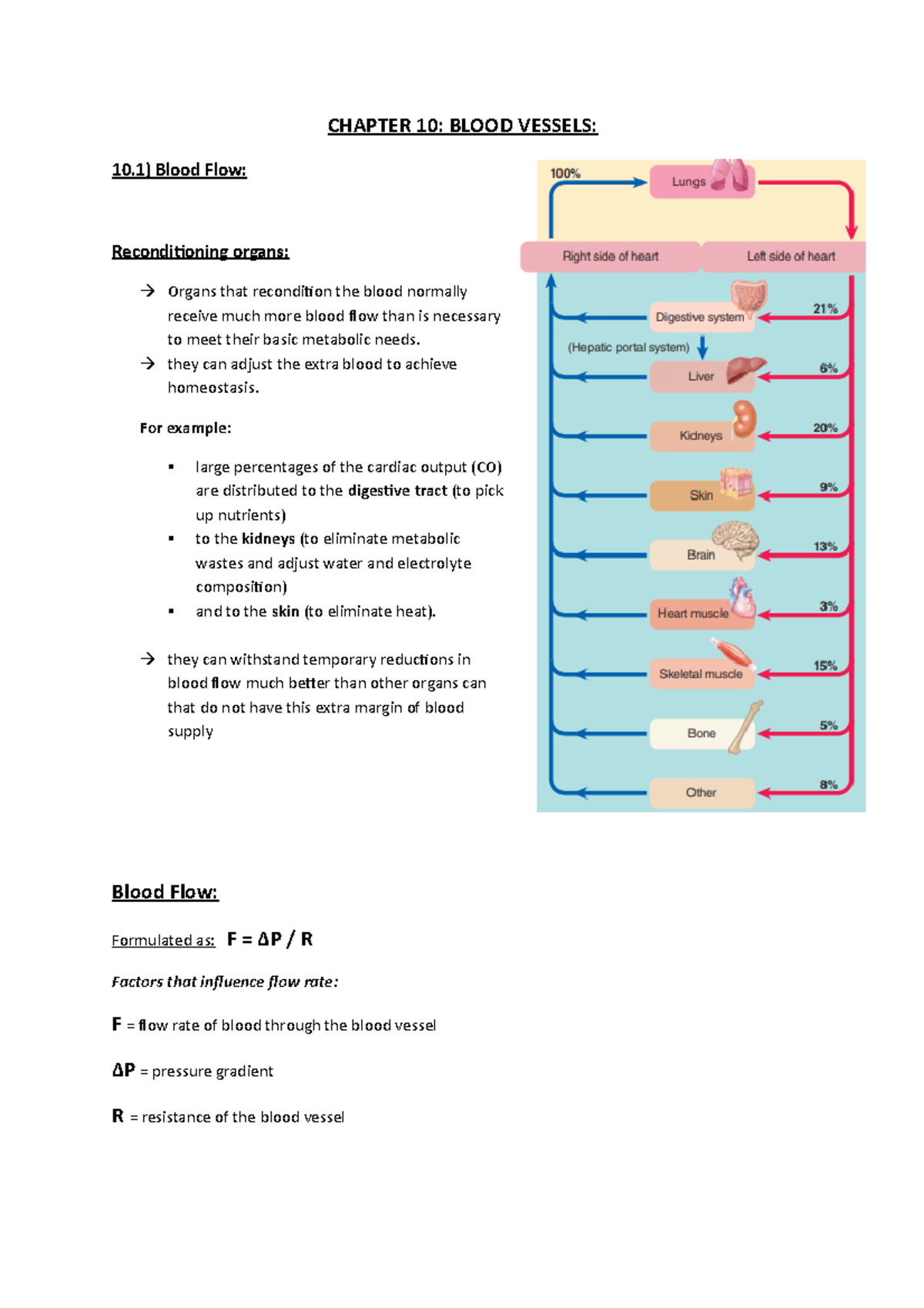 Chapter 10 - Blood vessels PHBG 3716 Physiology - CHAPTER 10: BLOOD ...