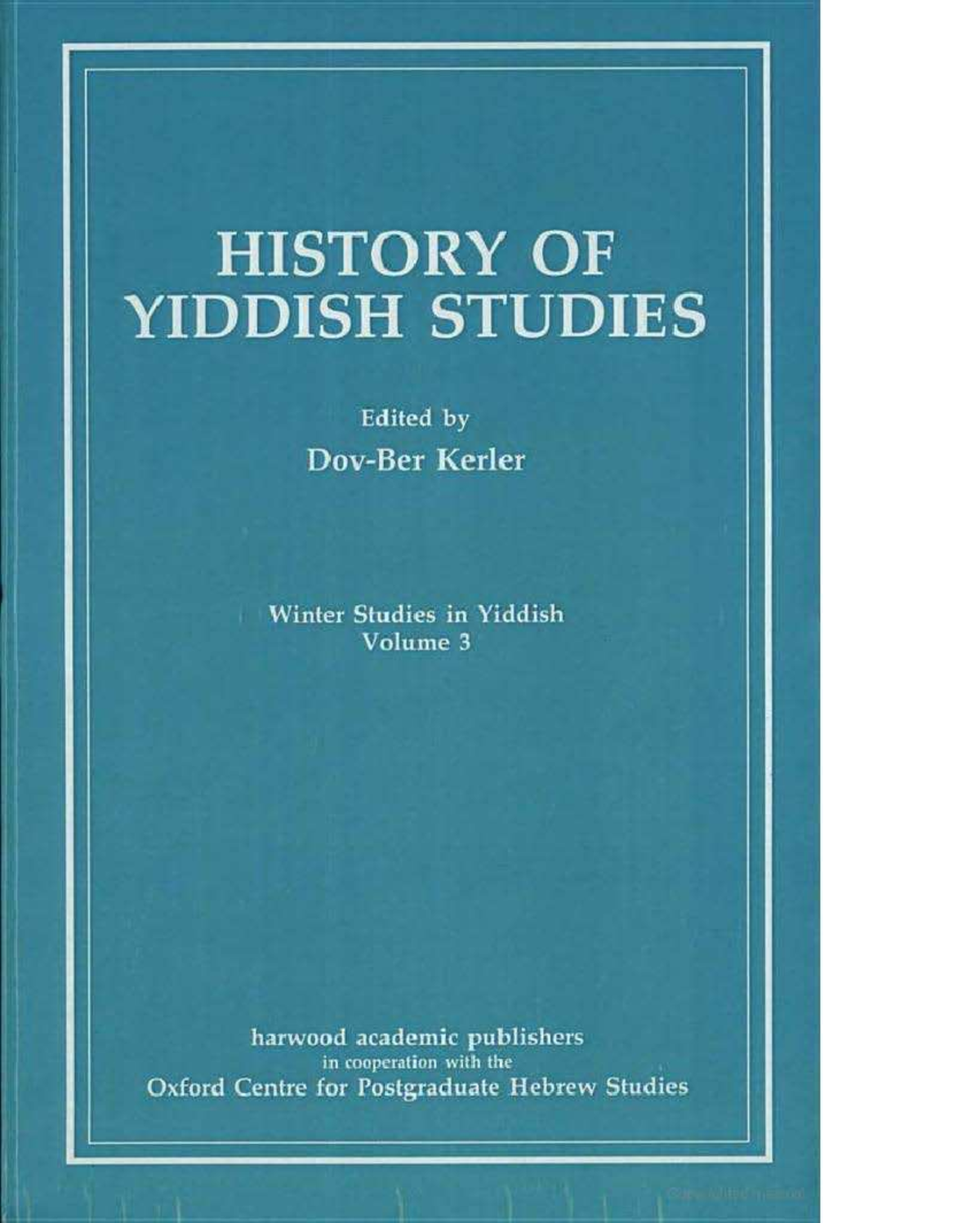 History of Yiddish Studies Harwood acade - HLS 2705 - Studocu
