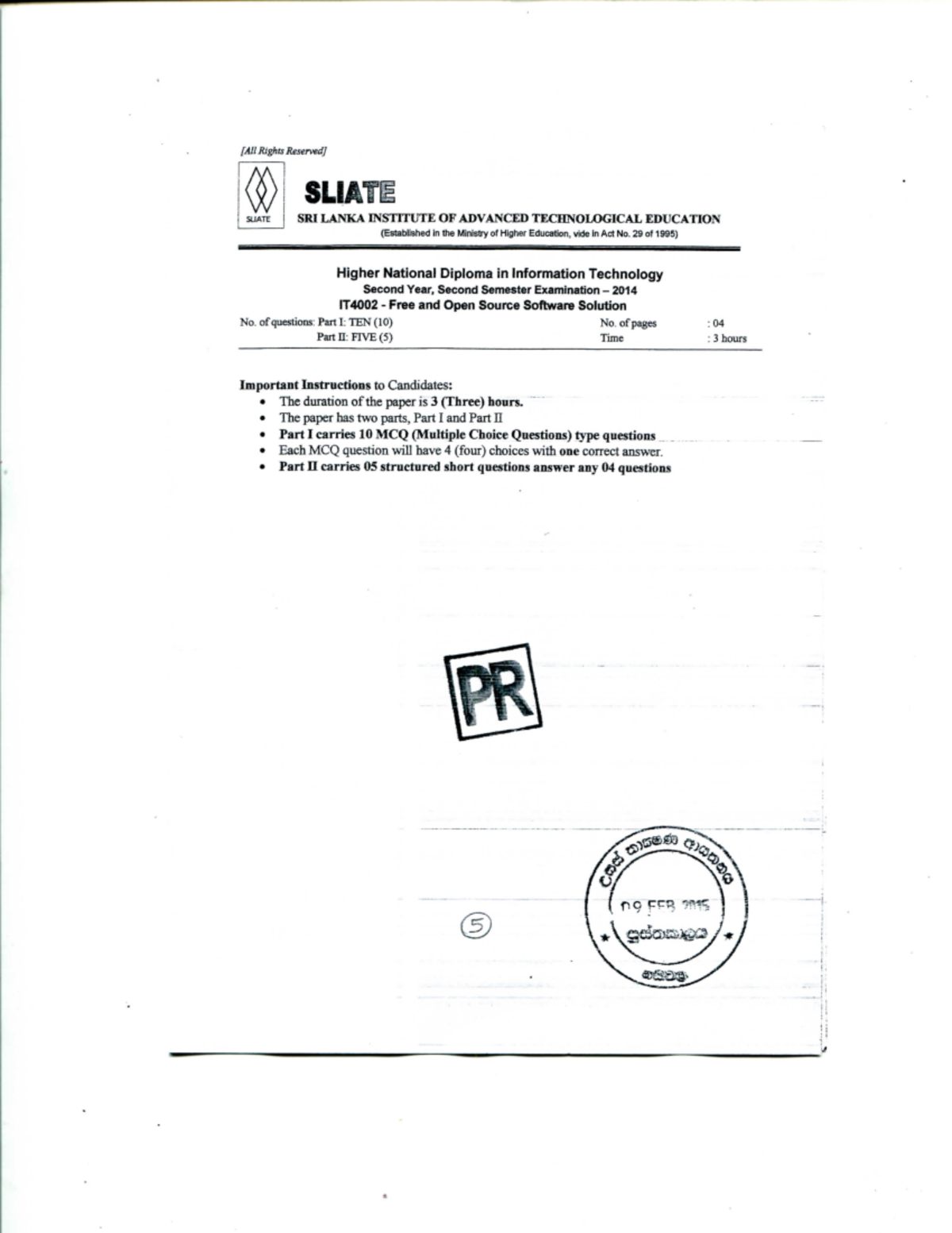 2014 Hndit 4002 Free and Open Source Software Solution - Database ...