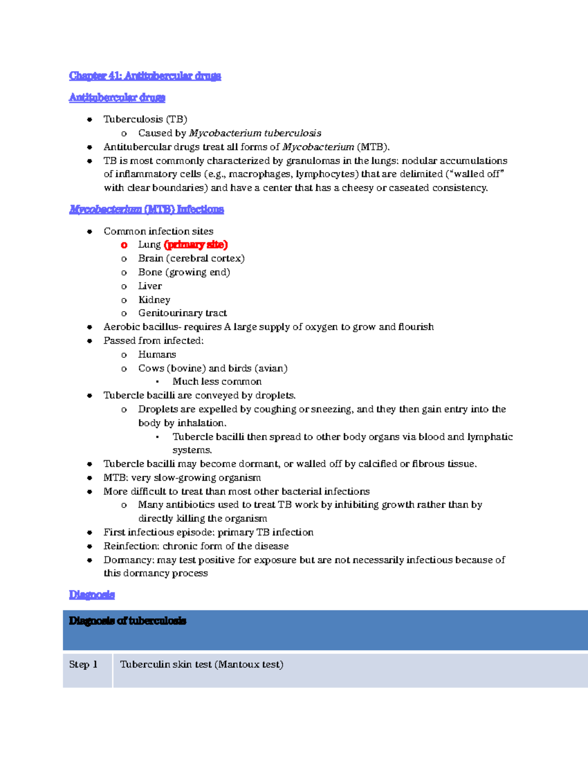 Chapter 41 Antitubercular drugs - Chapter 41: Antitubercular drugs ...