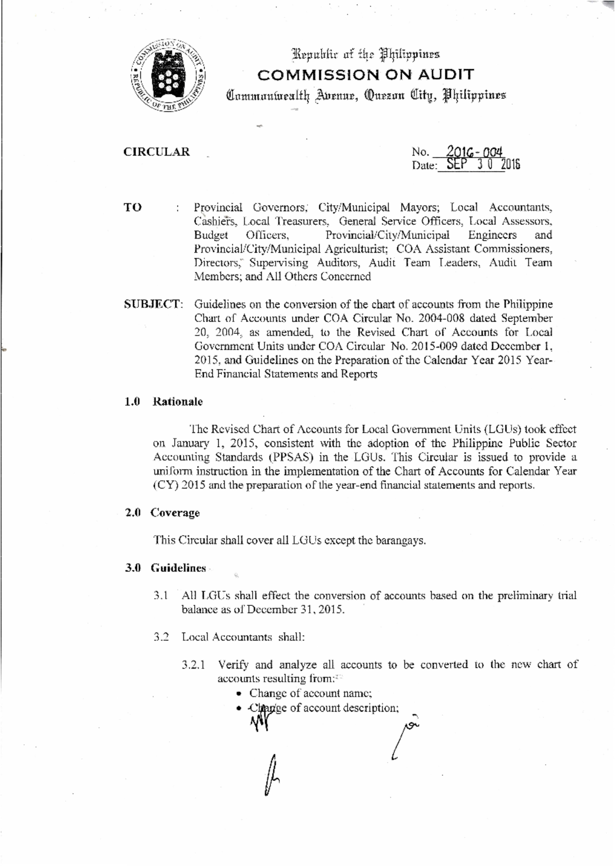COA- Circular-NO - for reference - CIRCULAR 2t\rp:uhlir nf fr Jilip:p ...