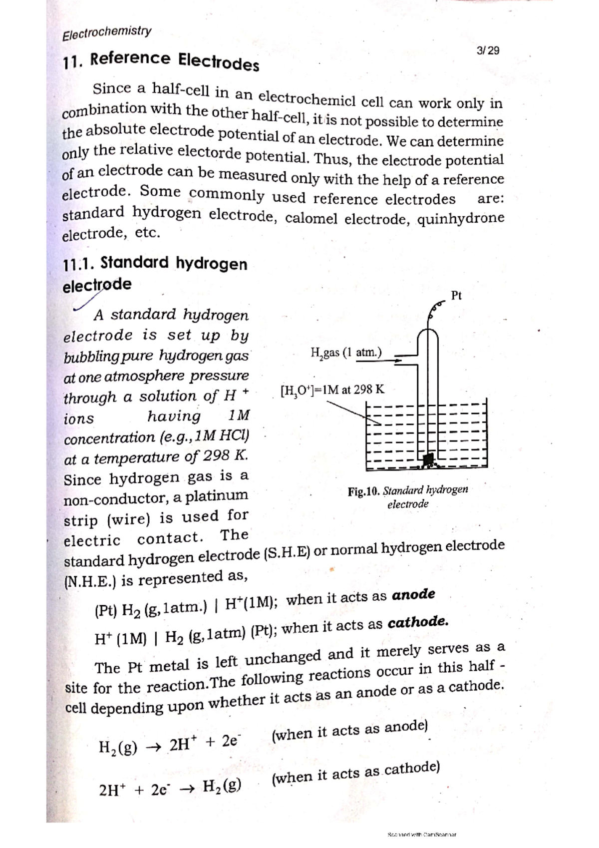 Reference electrode - bsc physics main students complementary subject ...