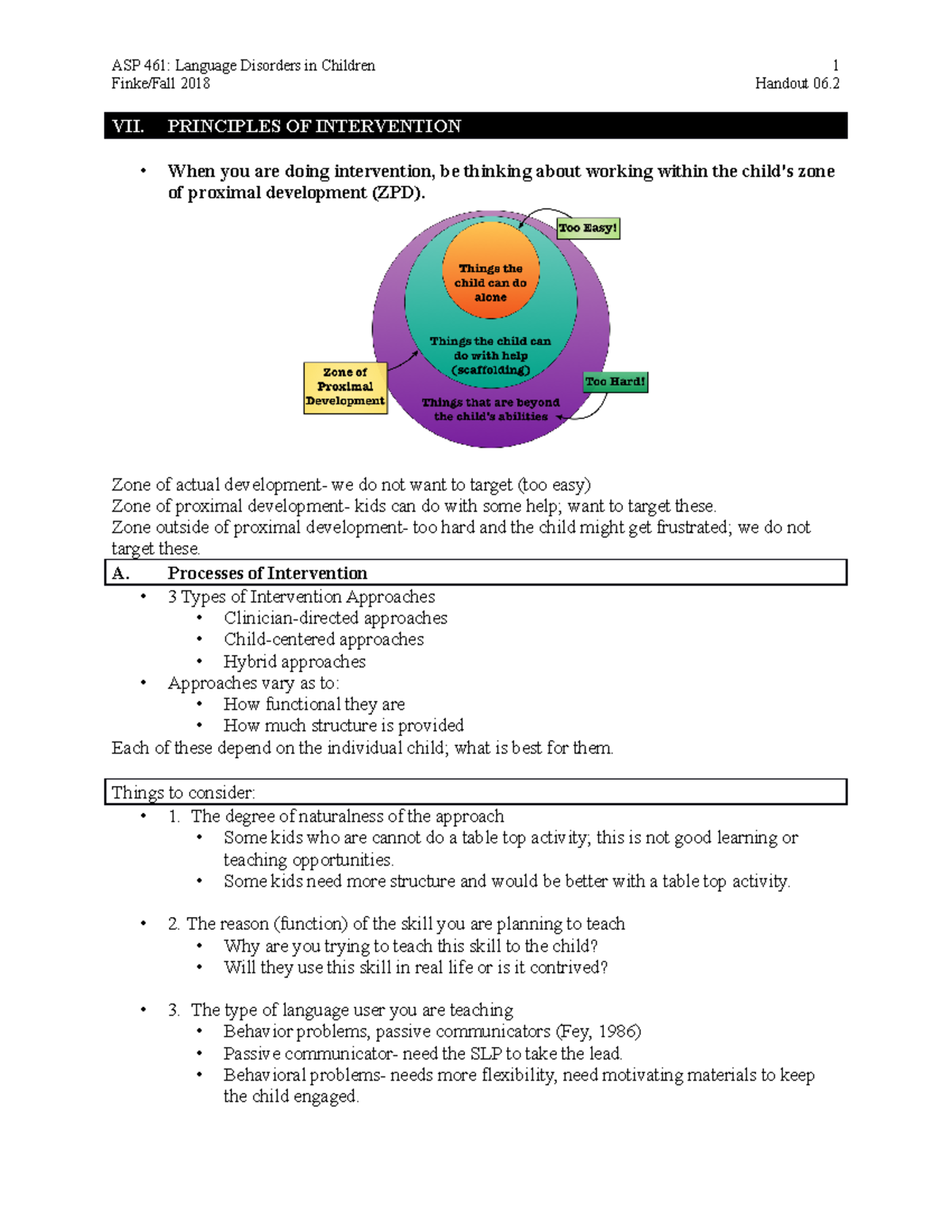 06b Intervention Part 2 - ASP 461: Language Disorders in Children 2018 ...