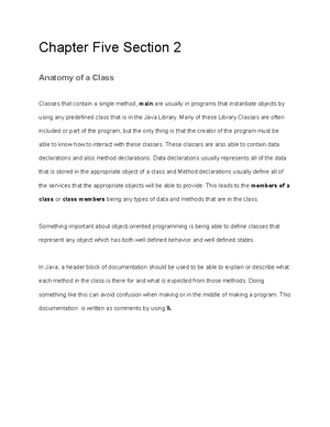 Java Foundations (Introduction to Program Design and Data Structures) Chapter 3 Section One ...