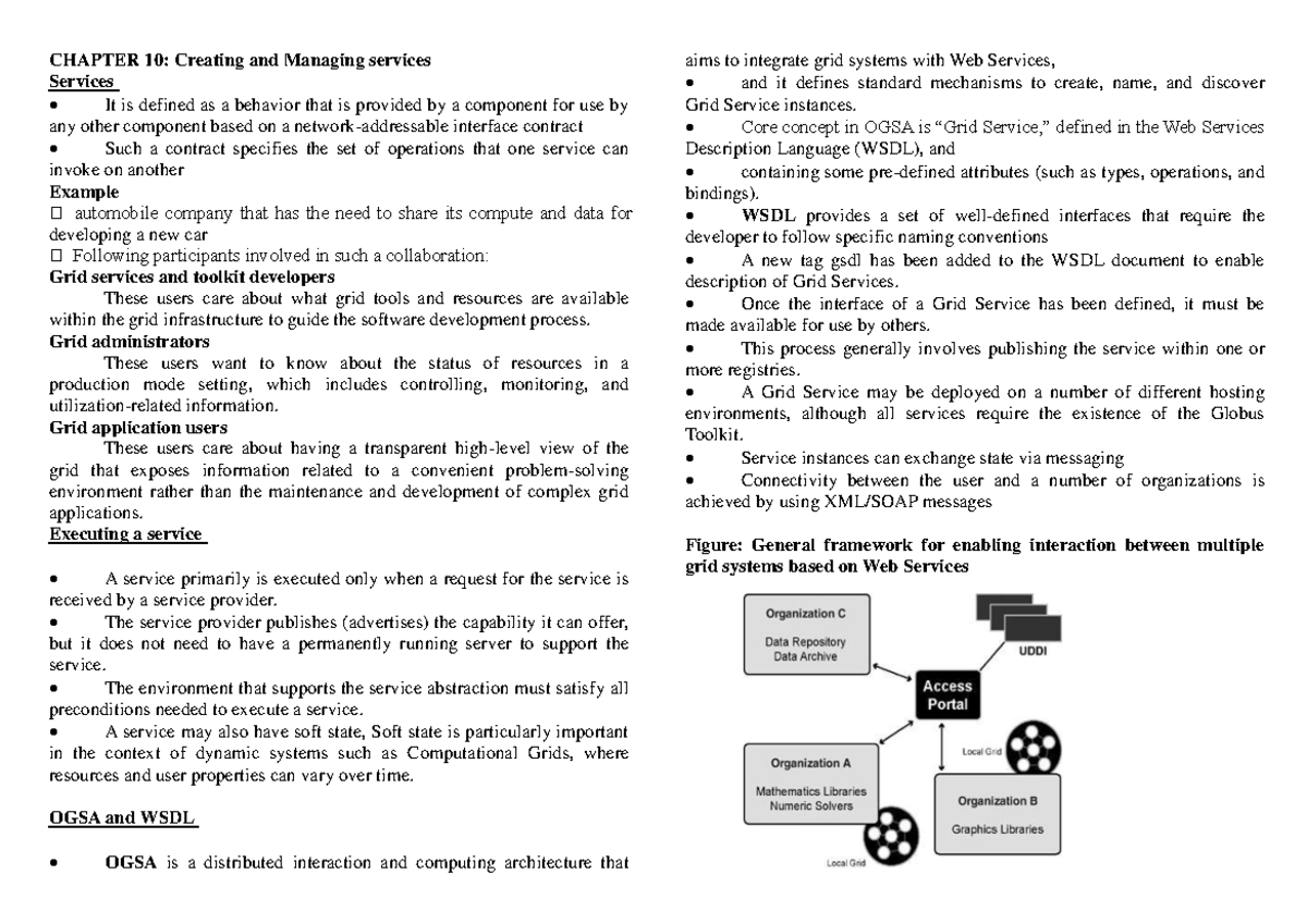 Creating and Managing services - CHAPTER 10: Creating and Managing services Services It is ...