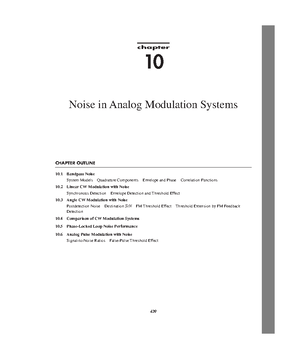 Assignment I - Analog Communication Assignment-I What is the need for modulation? Define the ...