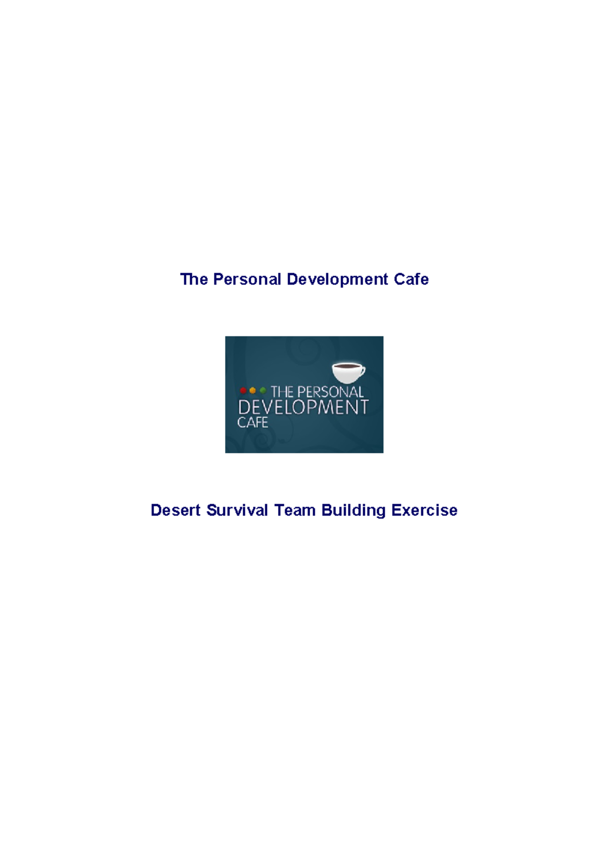 Camel cluater - Important - The Personal Development Cafe Desert ...