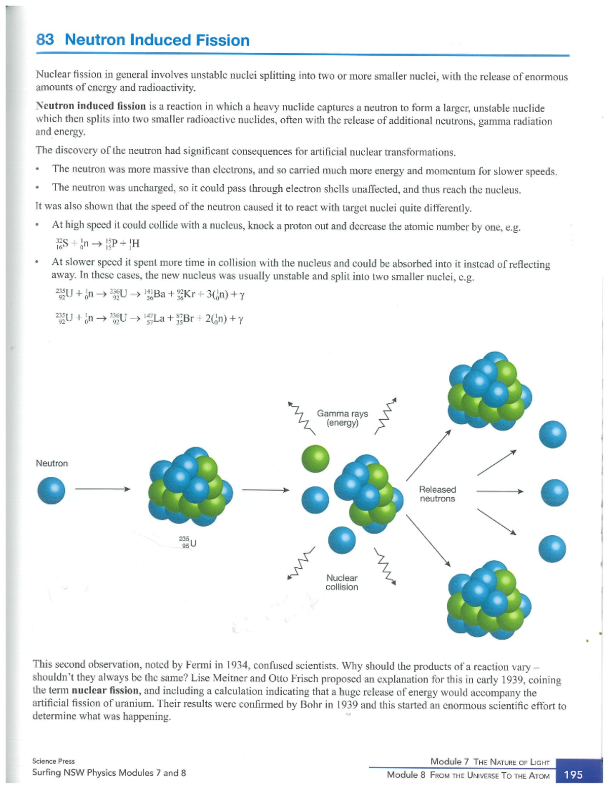 83 Neutron Induced Fission - Studocu